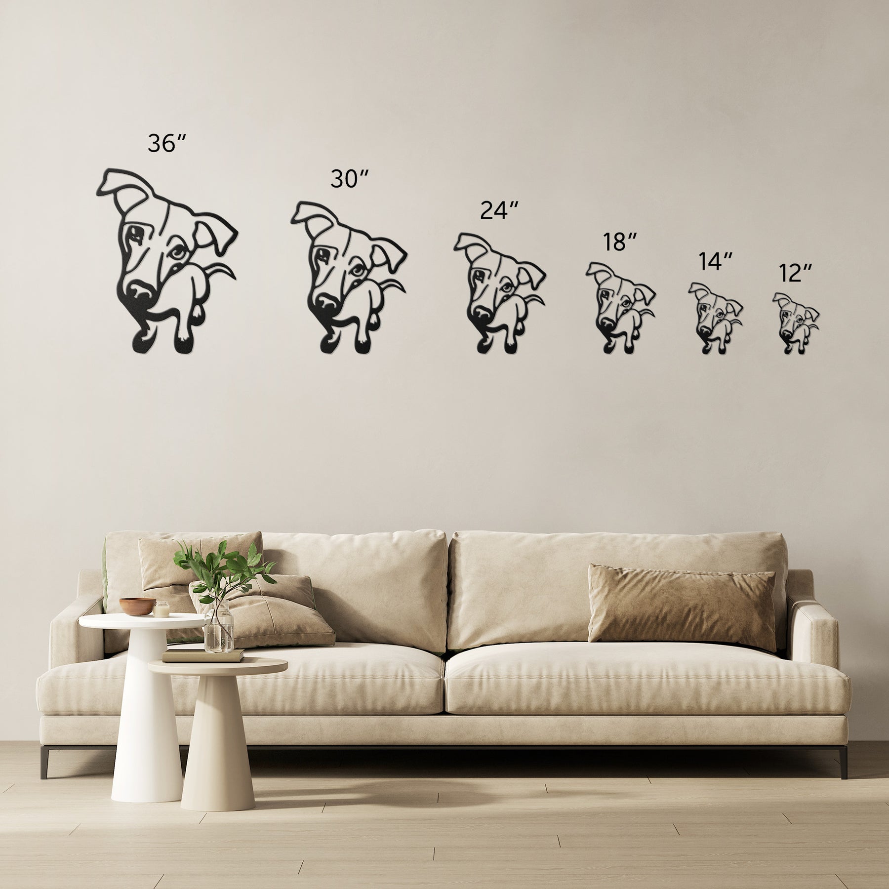 Jack Russell Line Art - Metal Wall Sign – ART o LUNA